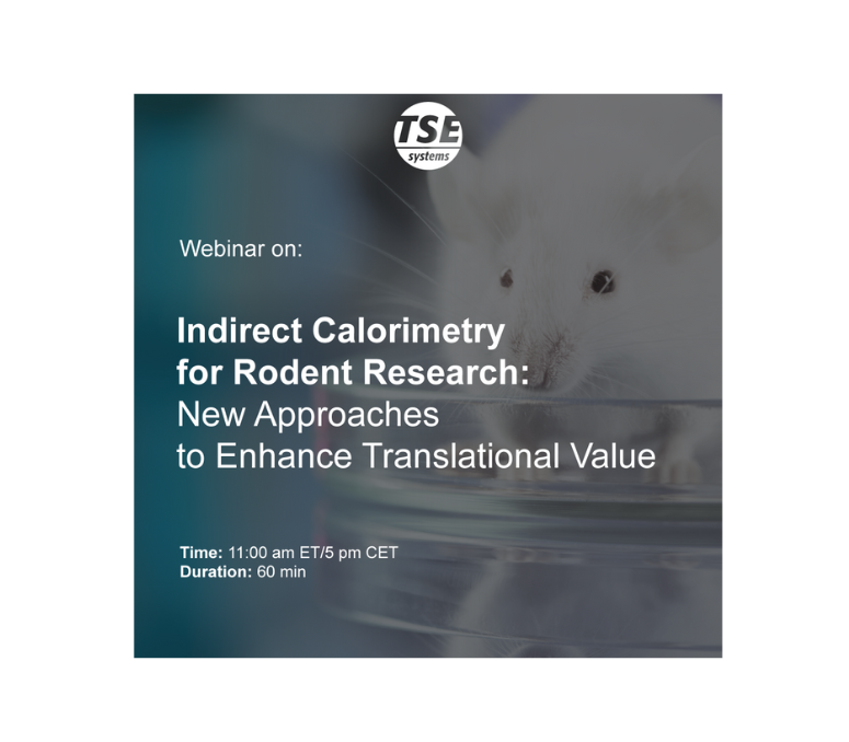 Webinar on Indirect Calorimetry for Rodent Research: New Approaches to ...
